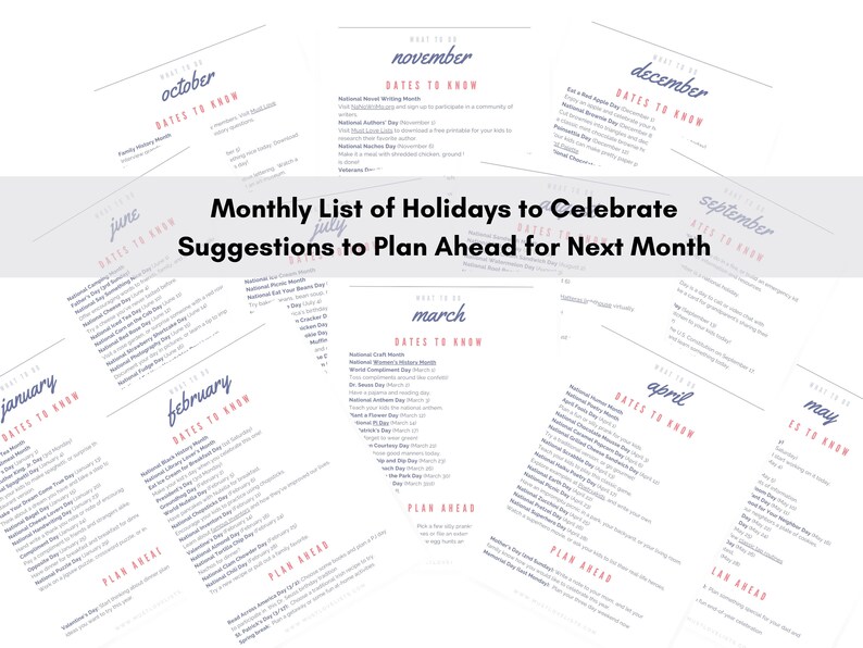 Planning List Bundle EDITABLE Monthly Priority Planning | Etsy