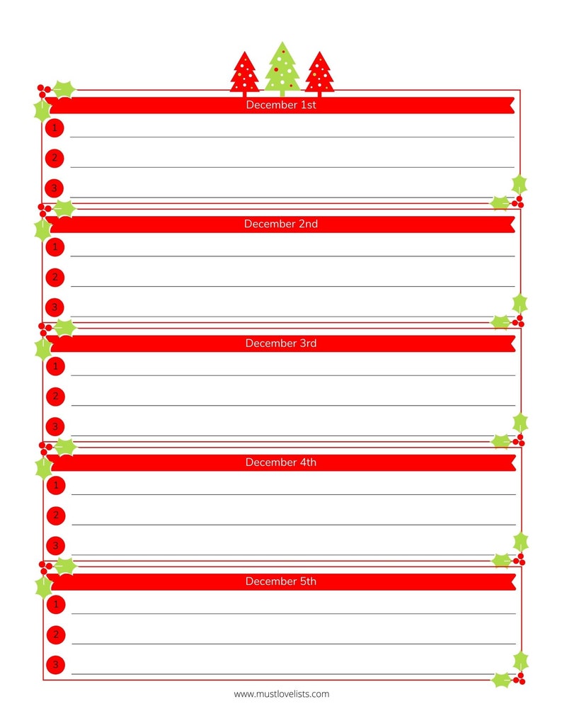 Colorful Daily Journal Pages Daily 3 Journal Daily 3 - Etsy