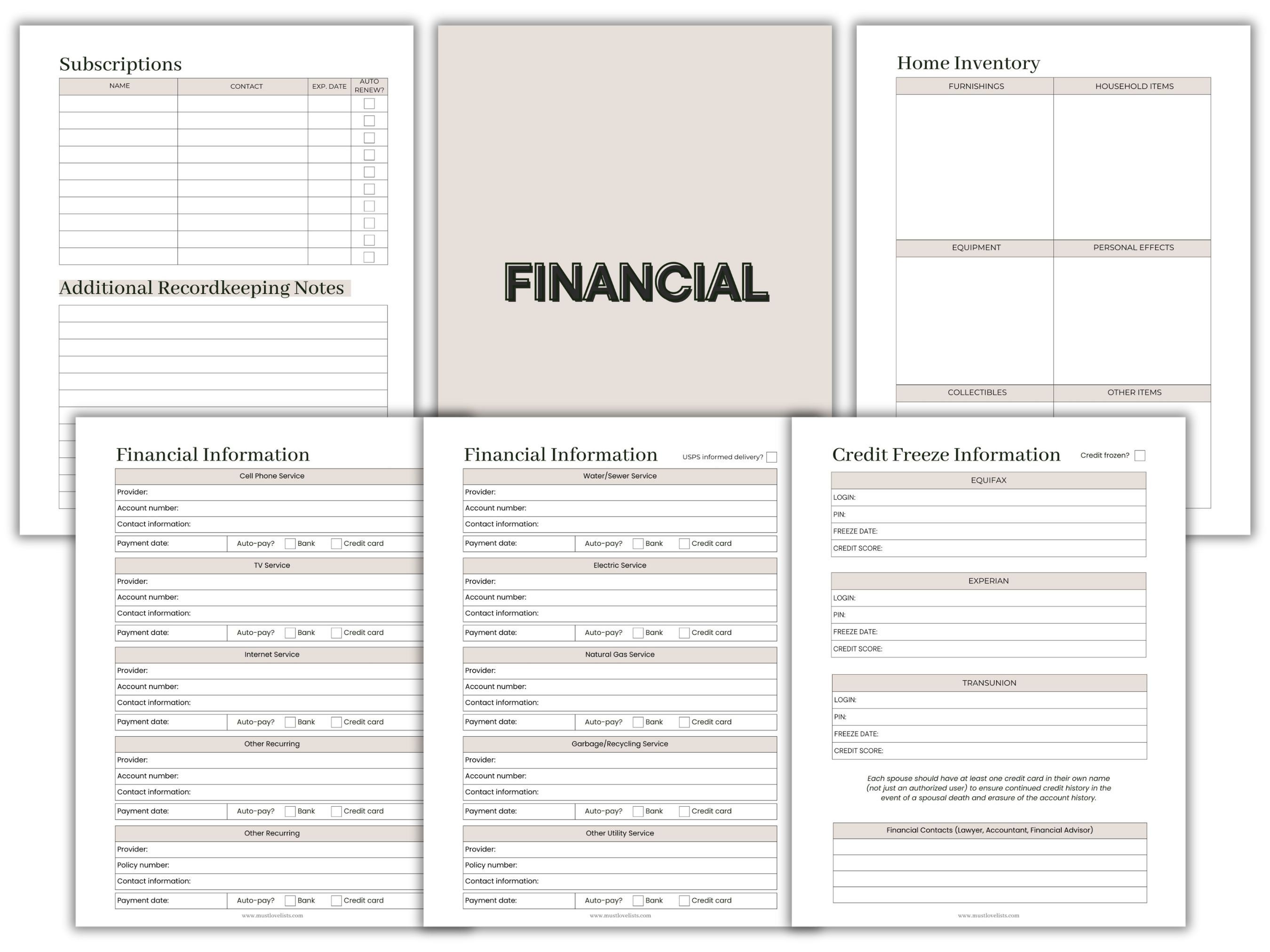 Senior Emergency Binder Toolkit: Aging Parent Checklist (PDF) - Etsy
