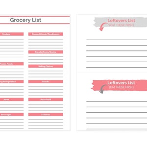 Meal Planning Bundle, Monthly Meal Planner, Weekly Meal Planner, Family ...