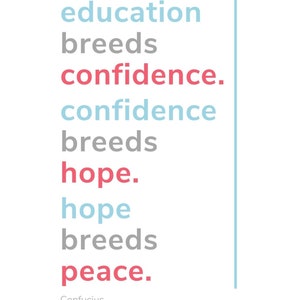 Inspirational Teacher Quote, Teacher Gift, Teacher Appreciation ...