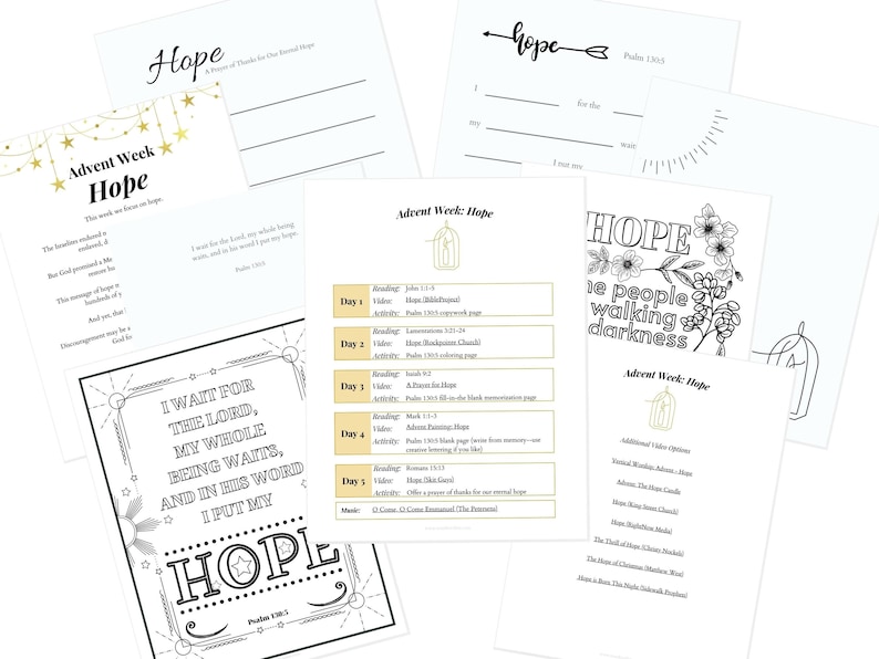 Advent Activity Pack for Middle Grades, Homeschool Advent Unit Study ...