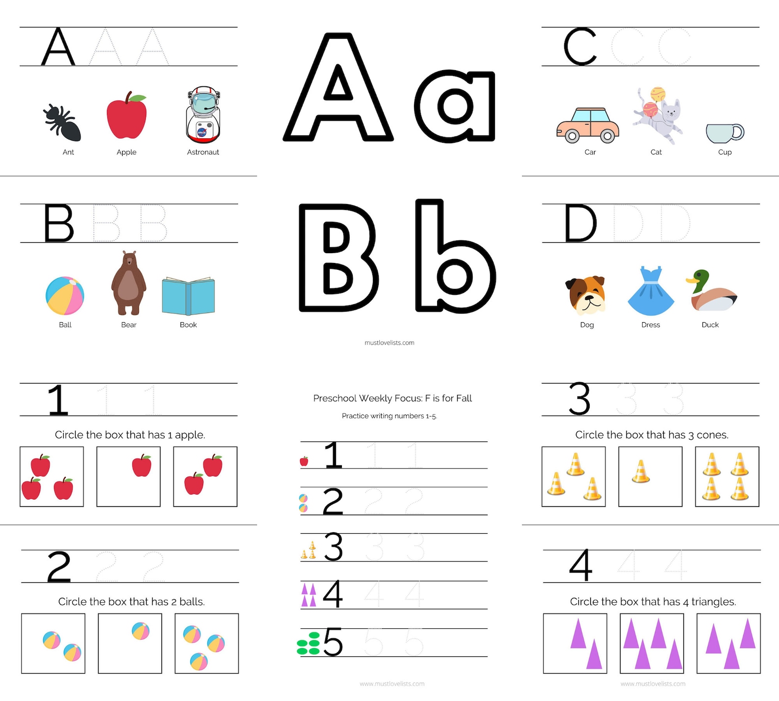 Letter of the Week Preschool Curriculum: A-Z Themes (PDF Download) - Etsy