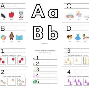 Letter of the Week Preschool Curriculum: A-Z Themes (PDF Download) - Etsy