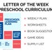 Letter of the Week Preschool Curriculum: A-Z Themes (PDF Download) - Etsy