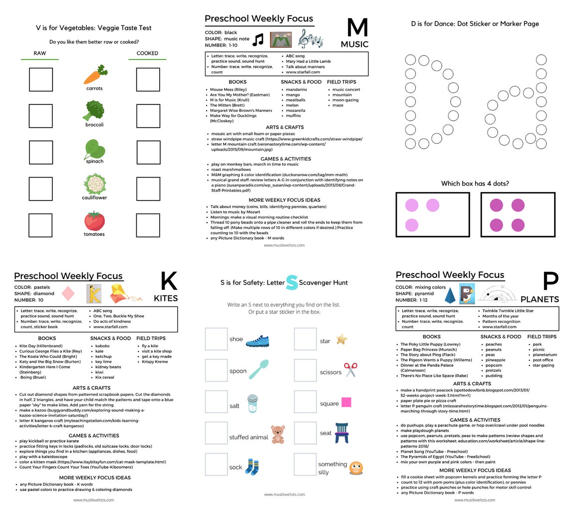 Letter of the Week Preschool Curriculum Weekly A-Z Preschool - Etsy
