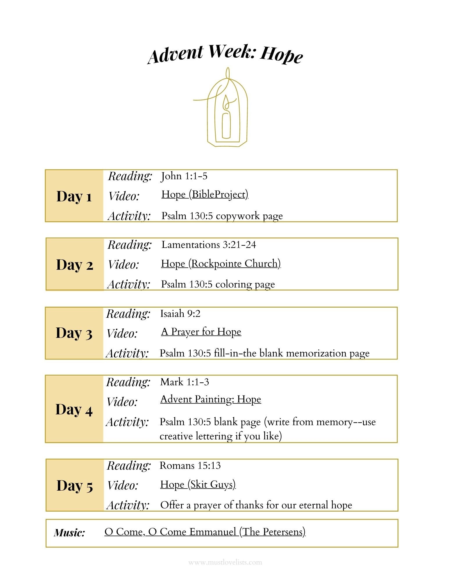 Advent Activity Pack for Middle Grades, Homeschool Advent Unit Study ...