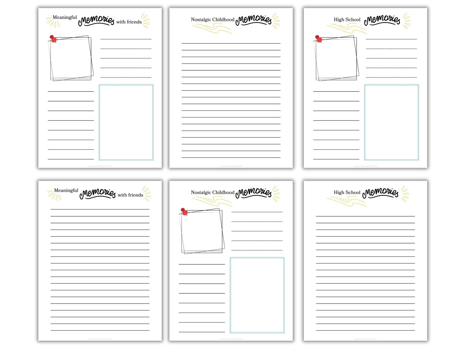 30-day List Challenge: Fun Daily Journal Prompts (PDF) - Etsy