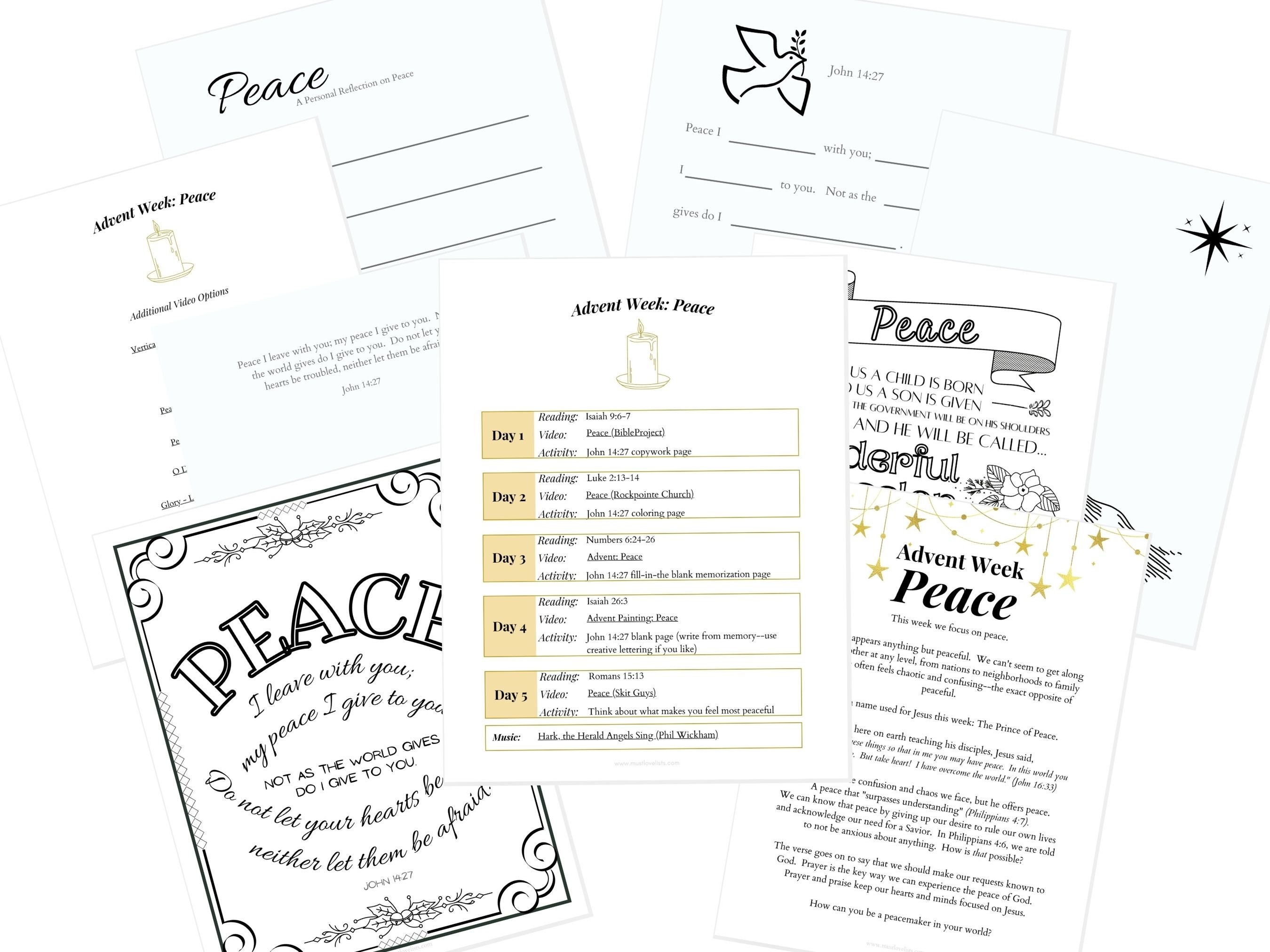 Advent Activity Pack for Middle Grades, Homeschool Advent Unit Study ...