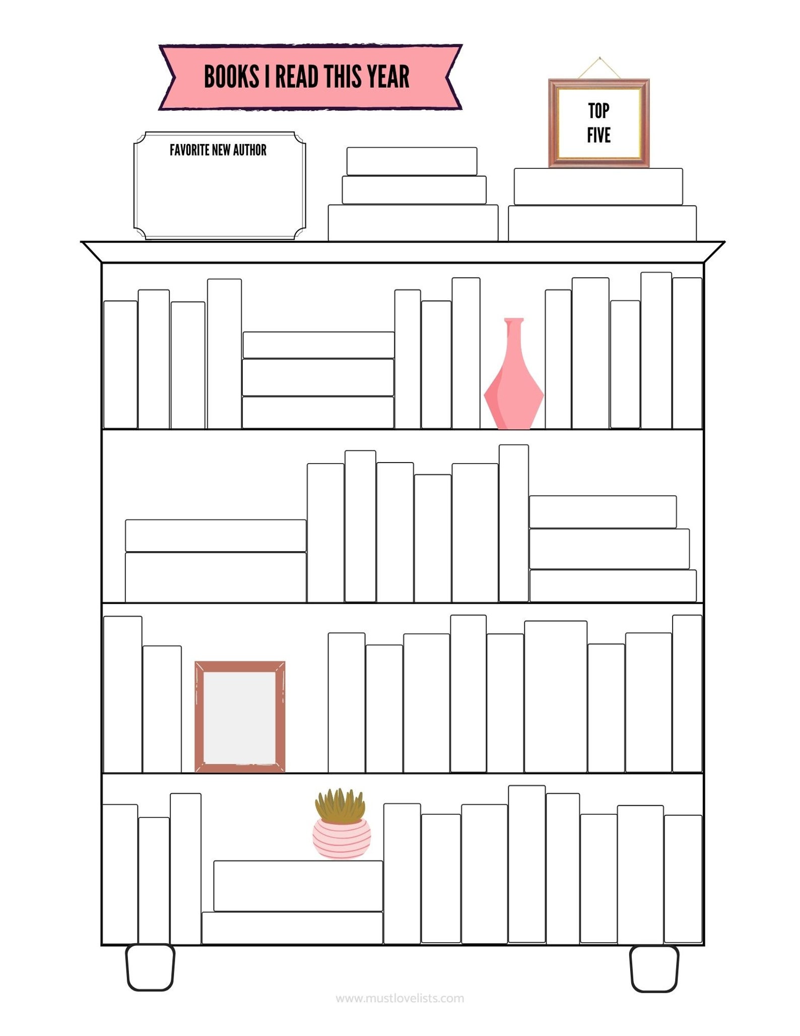 Reading Log Bundle Book Lover Bundle Book Notes Bookshelf - Etsy