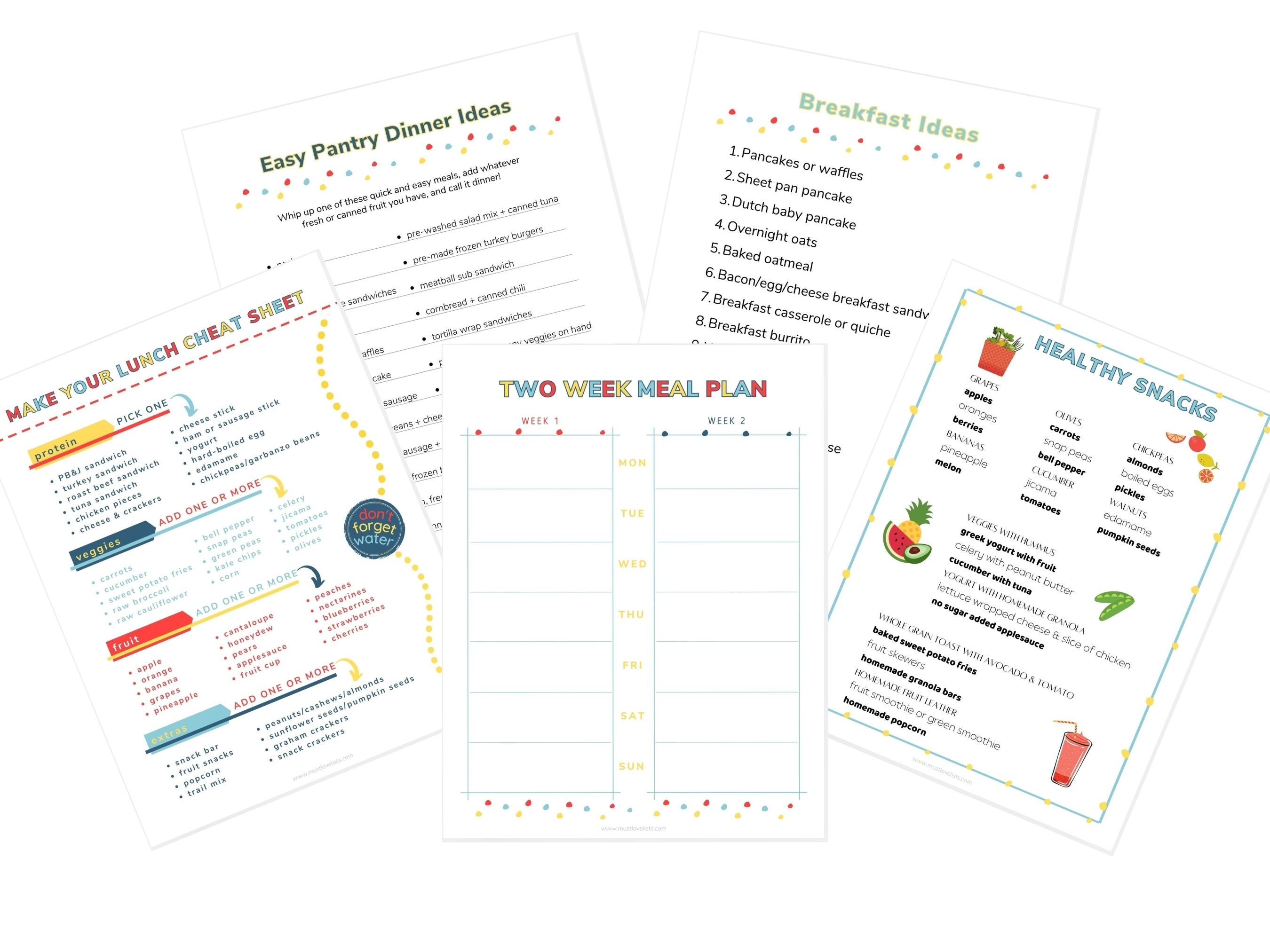 Back-to-school Prep Pack for Homeschool, First Day of School Signs ...