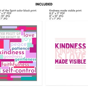 Kindness Printable Bundle, Random Acts of Kindness, Kindness Scripture ...