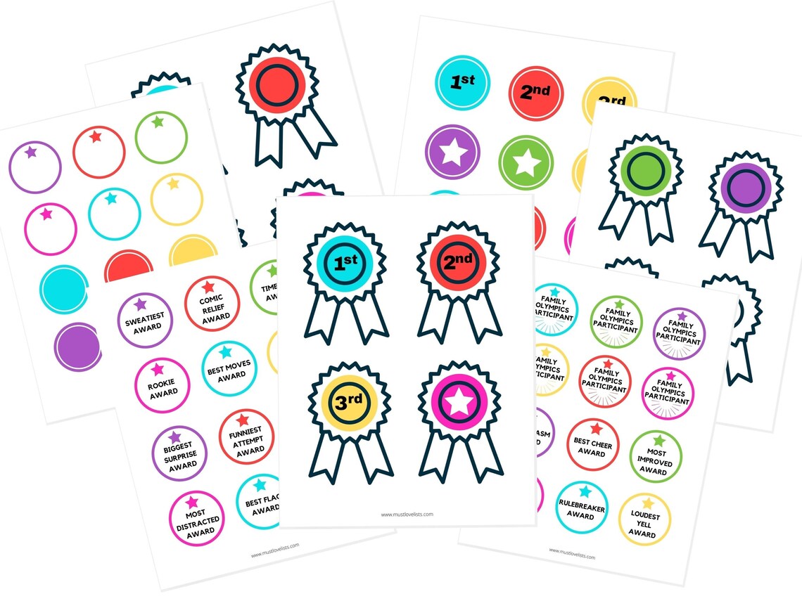 Family Olympics Printable Game Pack, Outdoor Family Activity, Family ...