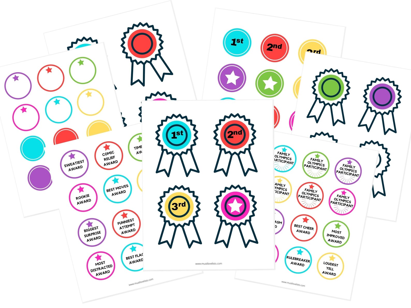 Family Olympics Printable Game Pack, Outdoor Family Activity, Family ...