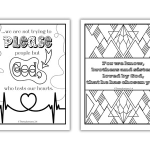 1 Thessalonians Scripture Coloring Pages: Sunday School Activities (PDF ...