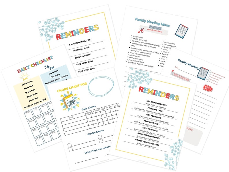 Back-to-school Prep Pack for Homeschool, First Day of School Signs ...