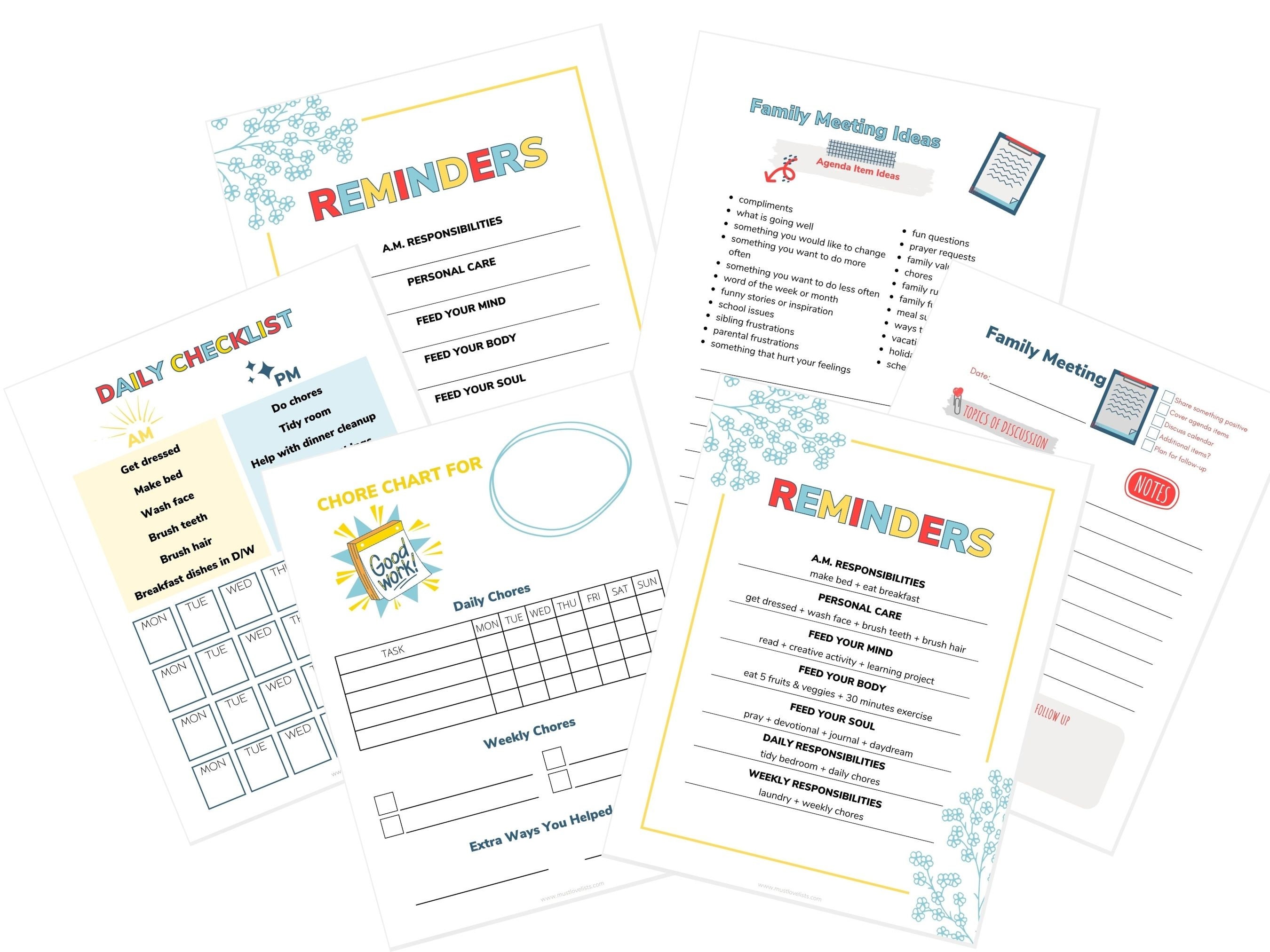 Back-to-school Prep Pack for Homeschool, First Day of School Signs ...