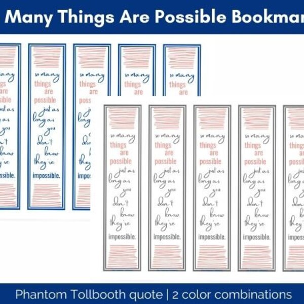 Quote Bookmarks - Etsy