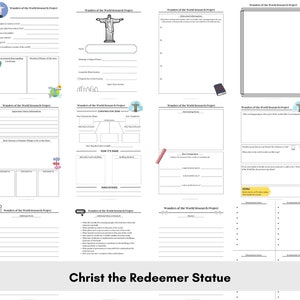 Wonders of the World Research Project, Homeschool Wonders of the World ...