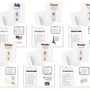 Birth Month Fun Facts Sheets & Cards (digital Download) - Etsy