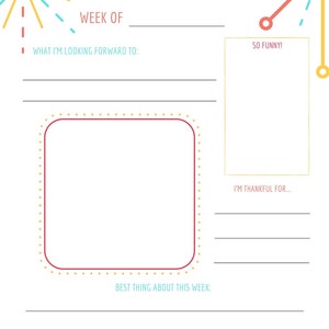 Sweet Summer Time Kids Journal Pages, Summer Reading Log, Weekly ...