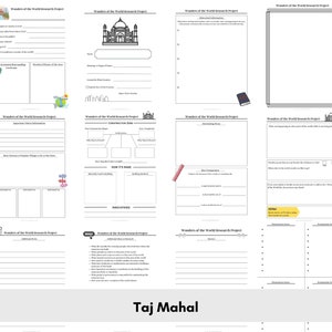 Wonders of the World Research Project, Homeschool Wonders of the World ...