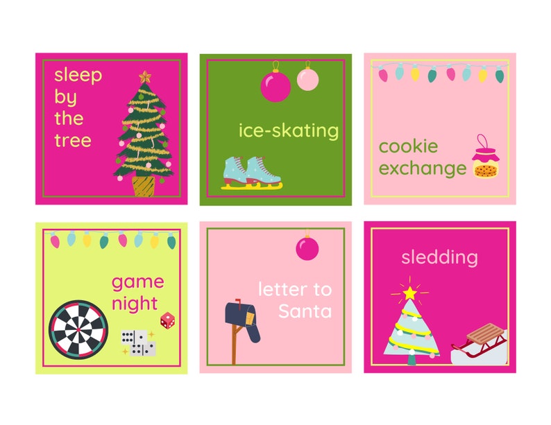 Christmas Activity Cards | Advent Activities | Christmas Countdown ...