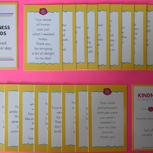 Kindness Cards - Set of 20 - Digital Download - Etsy