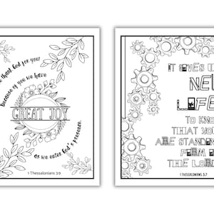 1 Thessalonians Scripture Coloring Pages: Sunday School Activities (PDF ...