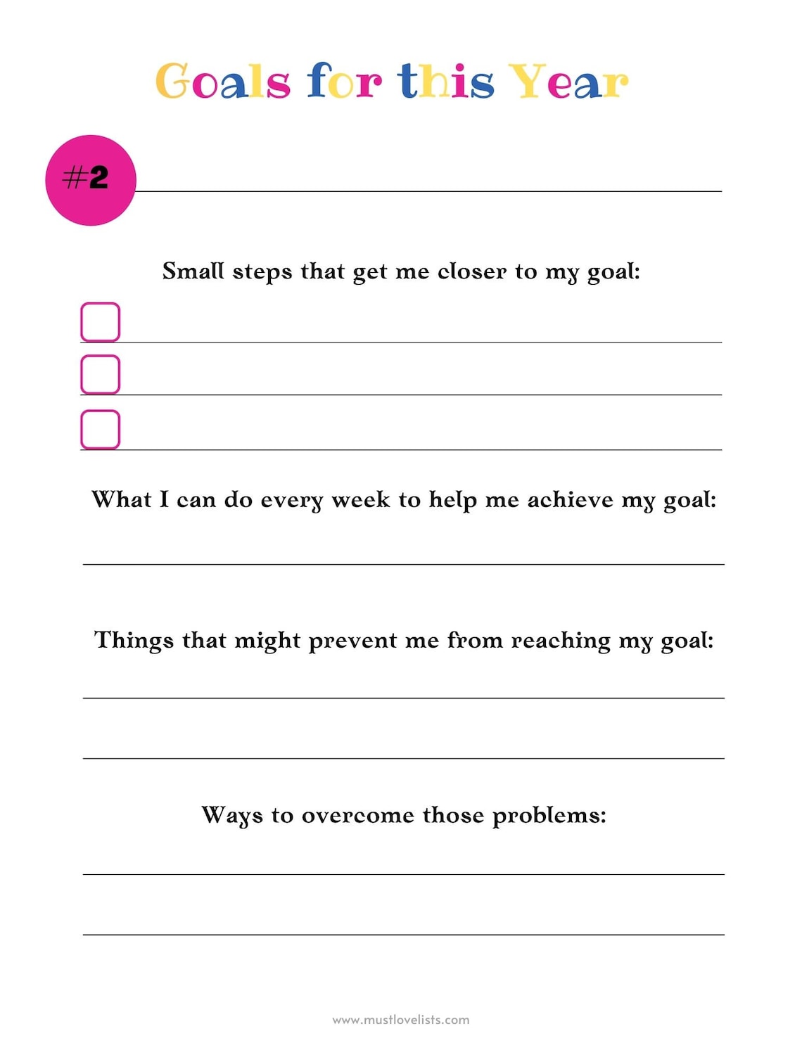 Goal Setting Worksheets for Kids, Student Goal Planner, Step-by-step to ...