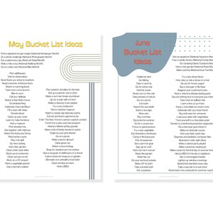 Bulletin Board Decor, Months of the Year, Monthly Bucket Lists, Modern ...