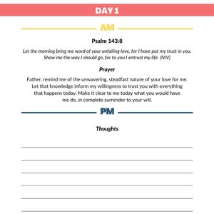 30-day Scripture Prayer Challenge: Printable Prayer Journal (PDF) - Etsy