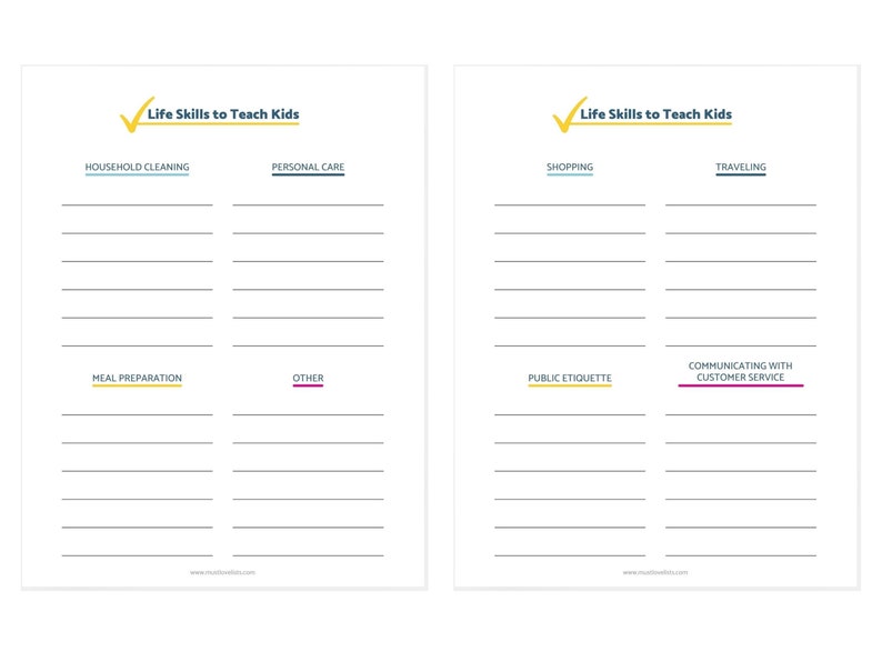 Homeschool Mom's List Pack, Homeschool Organization Lists - Etsy