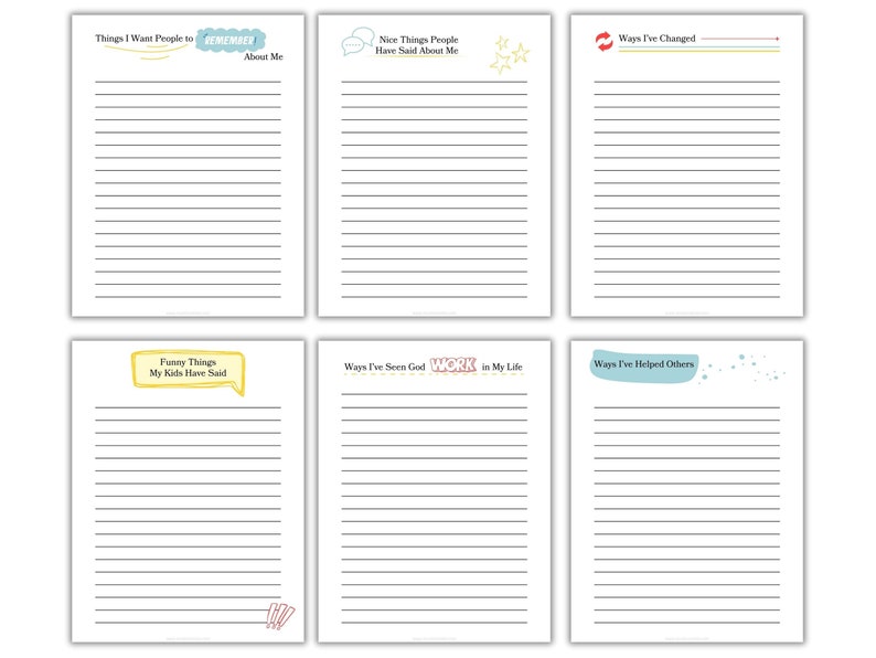 30-day List Challenge: Fun Daily Journal Prompts (PDF) - Etsy