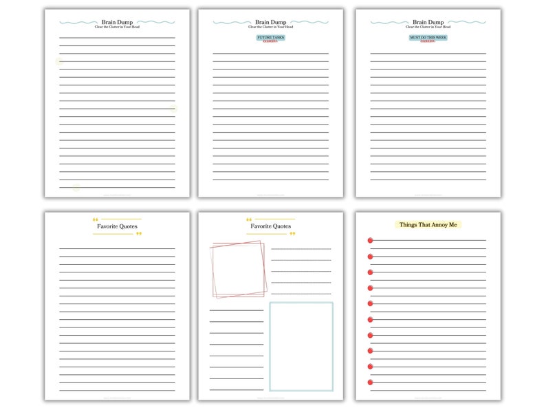 30-day List Challenge: Fun Daily Journal Prompts (PDF) - Etsy