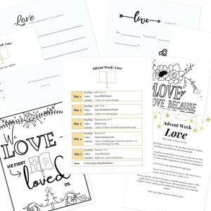 Advent Activity Pack for Middle Grades, Homeschool Advent Unit Study ...