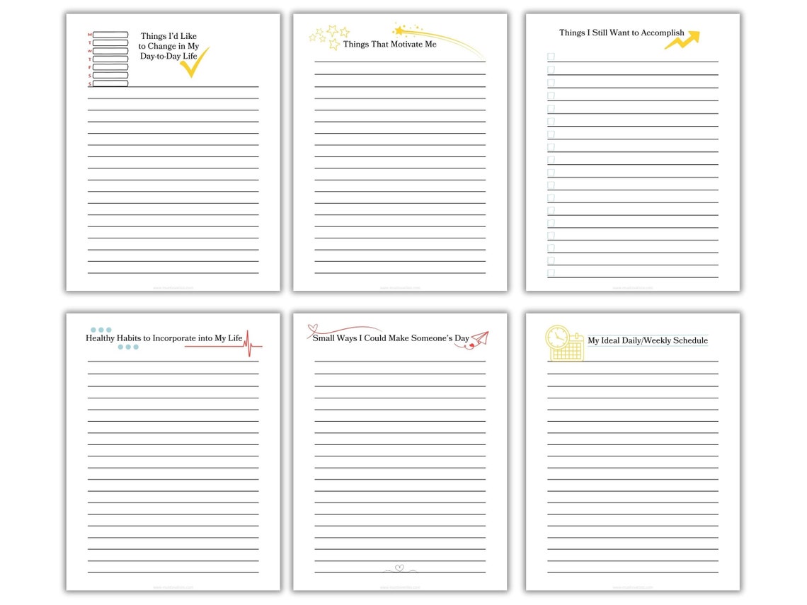 30-day List Challenge: Fun Daily Journal Prompts (PDF) - Etsy