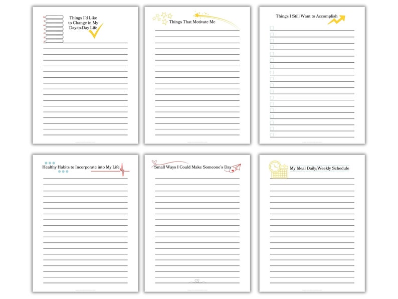 30-day List Challenge: Fun Daily Journal Prompts (PDF) - Etsy