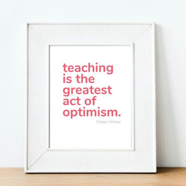 Teacher Quotes - Etsy