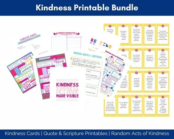 Kindness Printable Bundle Random Acts of Kindness Kindness | Etsy