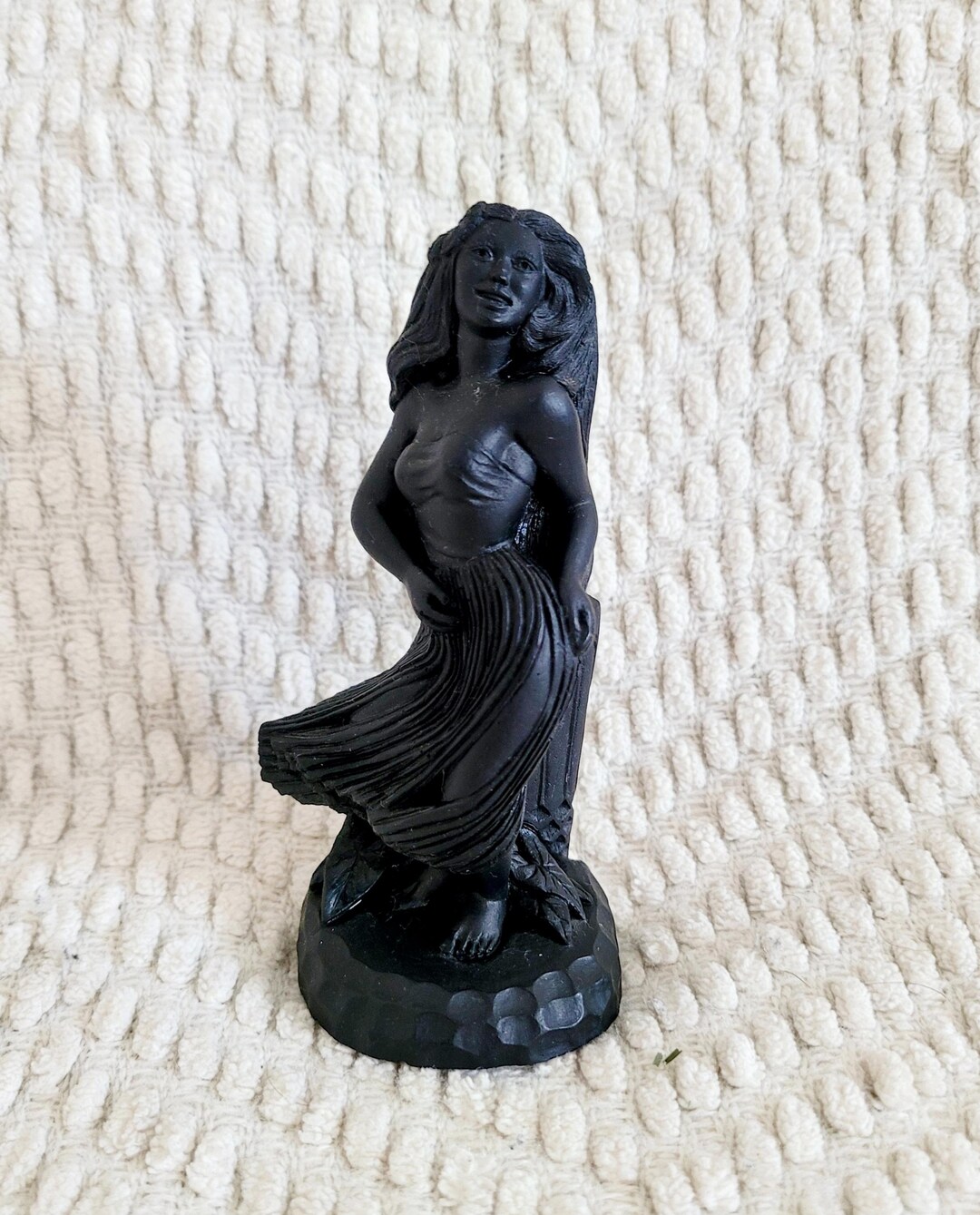 Vintage Coco Joe's Hawaiian Hula Dancer Carved Black Lava Figurine - Etsy