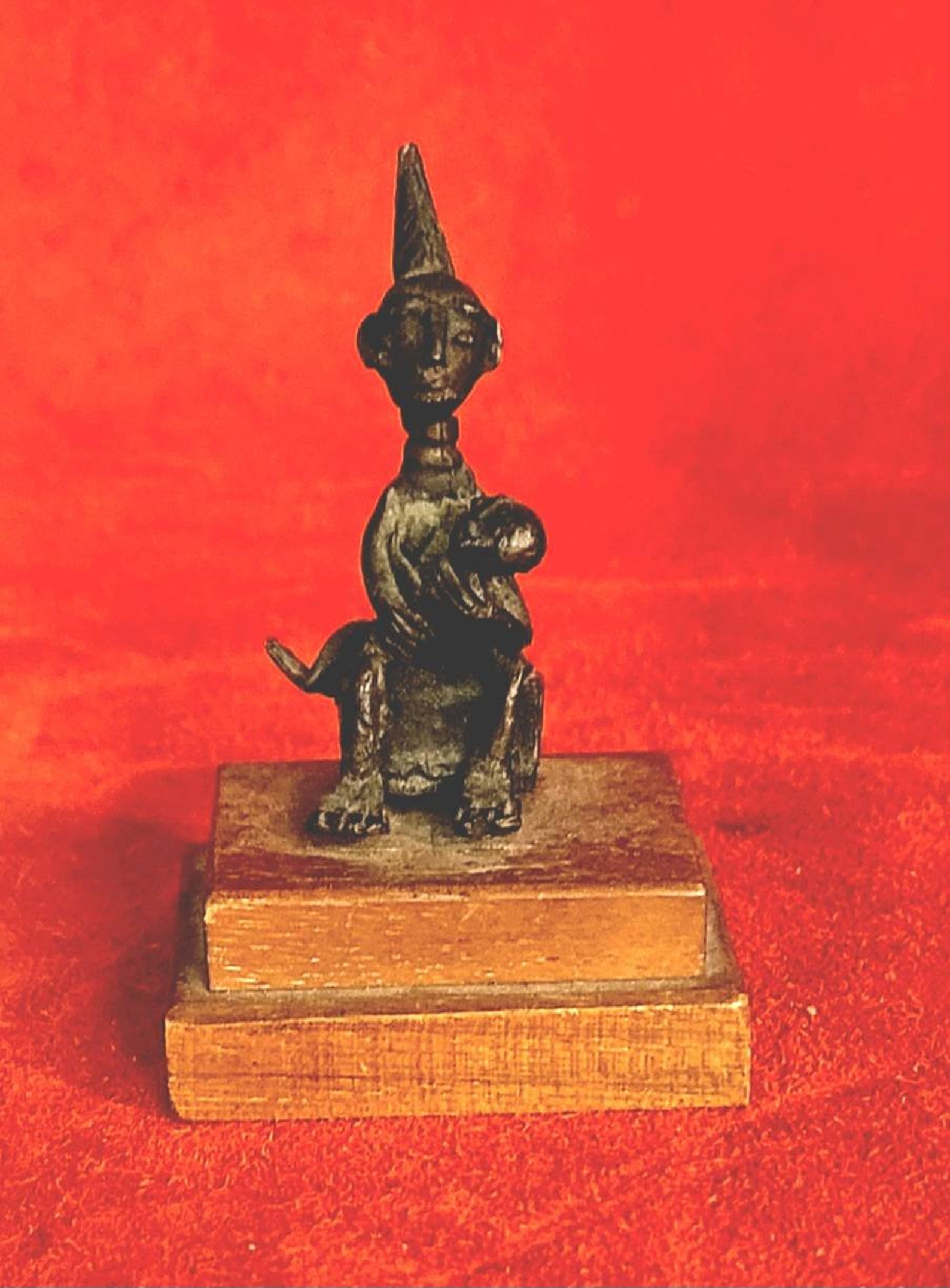 Vintage Bronze Alva Museum Replicas Nursing Mother Miniature - Etsy