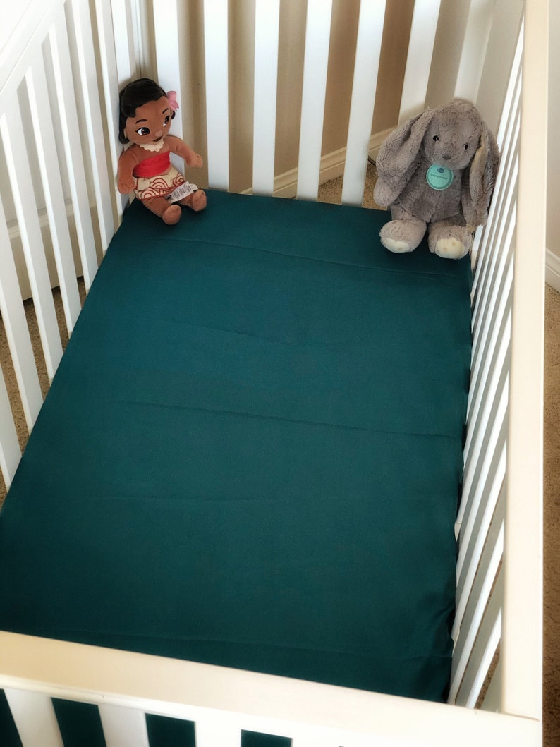 Handmade Charmeuse Satin Baby Fitted Crib Sheet - Etsy