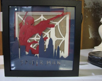 Shadow Box Spider - Etsy