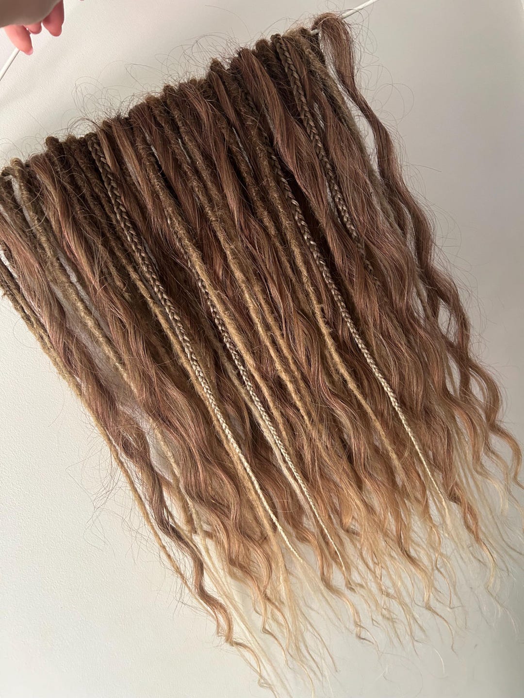 Curly Set De Dreadlocks Extension, Double Ended Dreads, Hair Extension ...