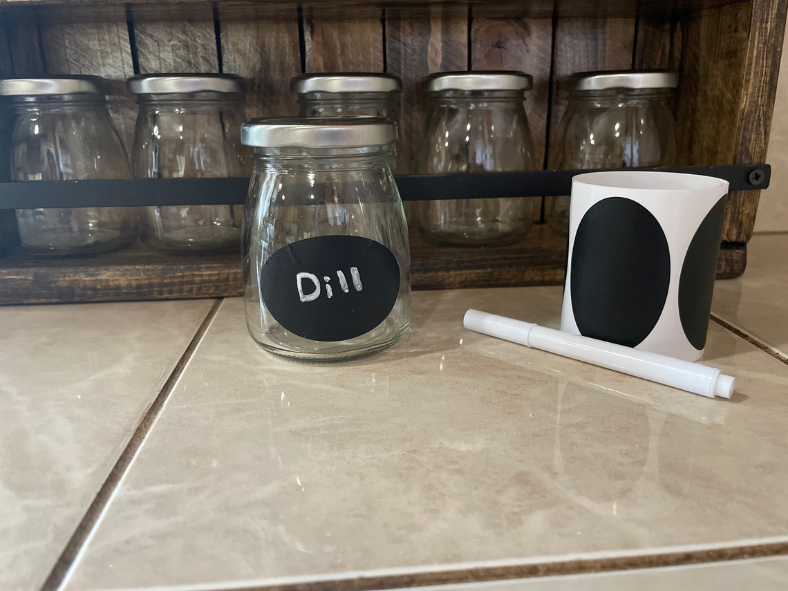 Chefs Helper, Spice Rack, Kitchen Storage, Cook Gift, Apothecary Shelf ...