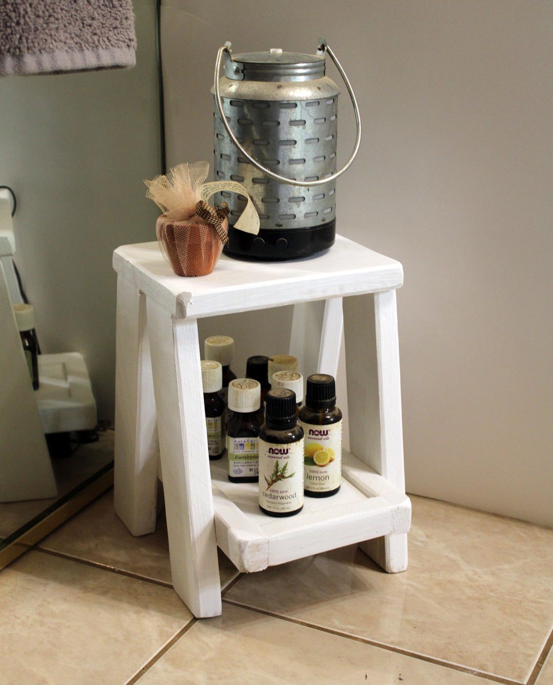 Mini Ladder Shelf, Apothecary Stand, Tiered Tray, A Frame Shelf ...