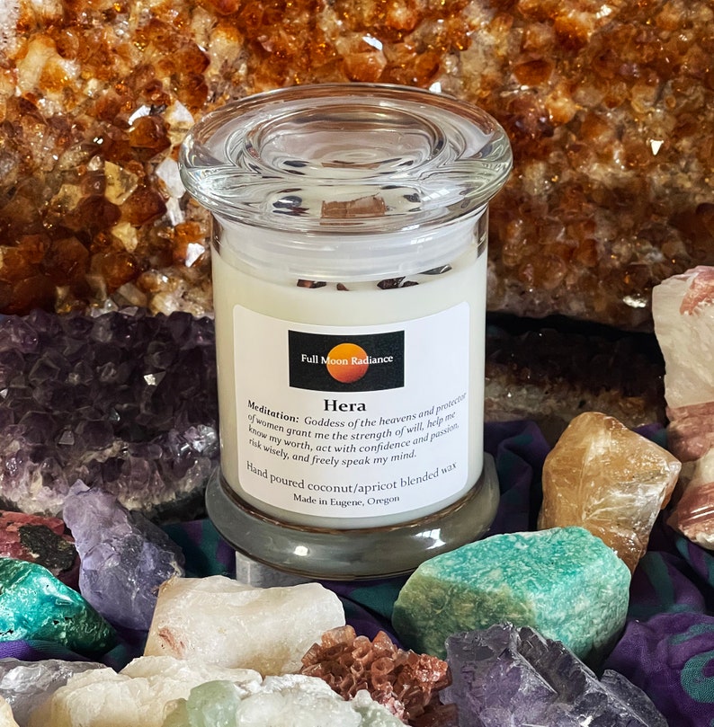 Hera Greek Goddess of Heaven and the Olympians Ritual Candle - Etsy