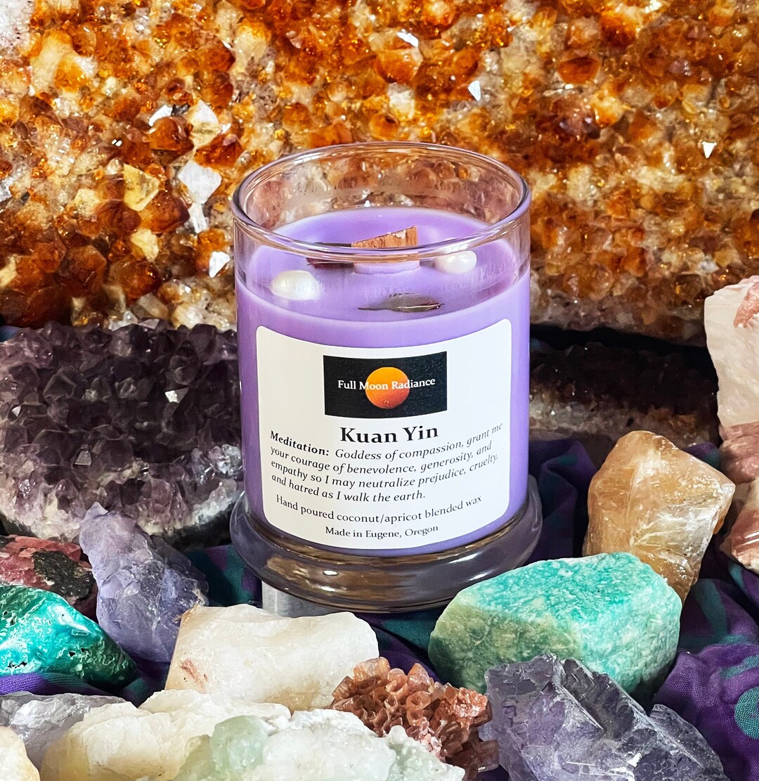 Kuan Yin Bodhisattva Compassion Candle for Rituals and Healing - Etsy
