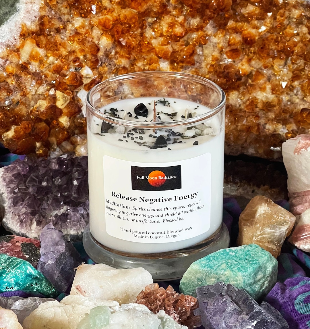 Release Negative Energy Candle Energy Cleansing Protection Candle ...